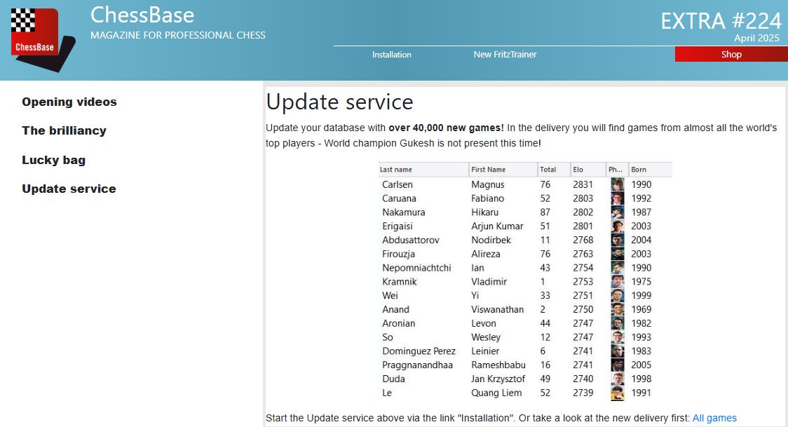ChessBase Magazine Extra 224